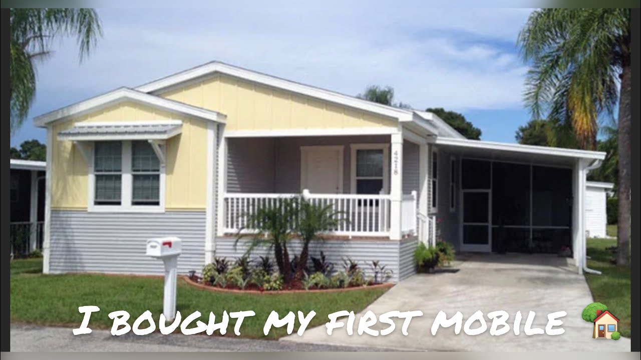 I bought my first mobile home! - YouTube