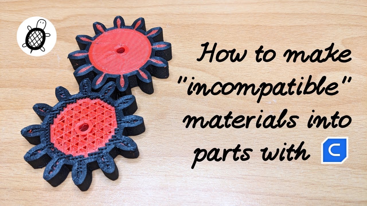 [3D printing] How to make "incompatible" materials into parts with Cura ...