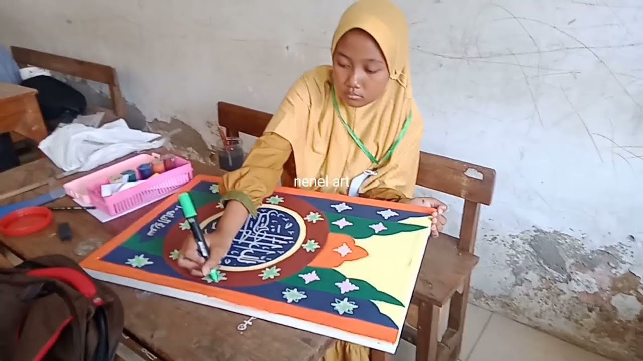 Lomba kaligrafi Mapsi anak SD 2022 kec. Dukuhseti dan Tayu - YouTube