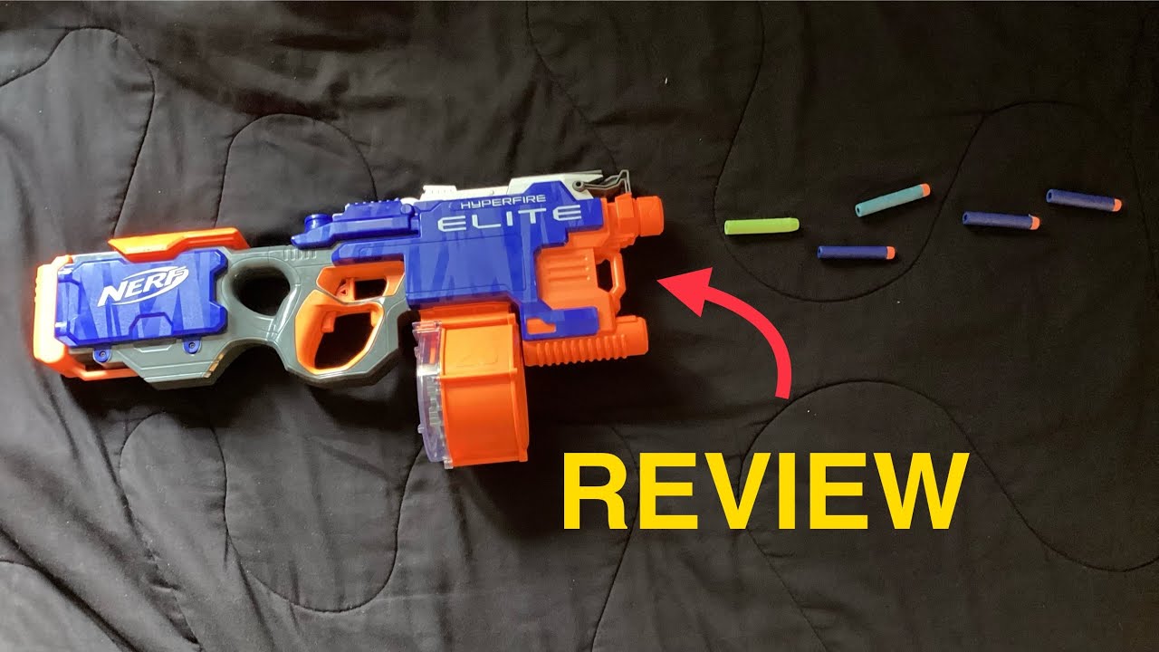 REVIEW: Nerf Hyperfire Overview and Shooting - YouTube