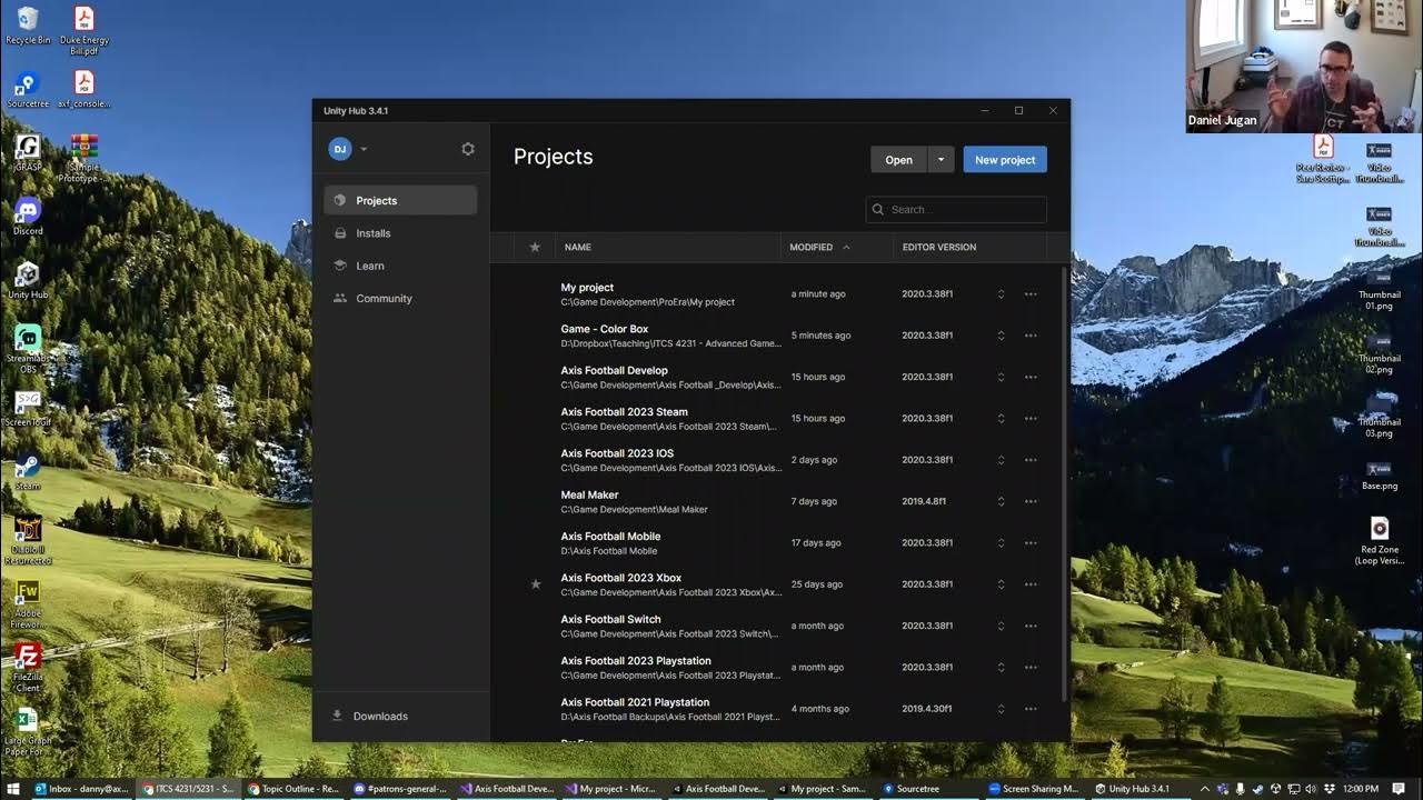 ITCS 4231 #5 Getting Started With Unity Video Lecture #2 - YouTube