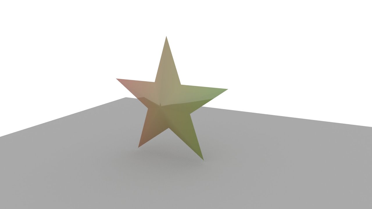 How to model a 3D star in maya 2020 tutorial - YouTube