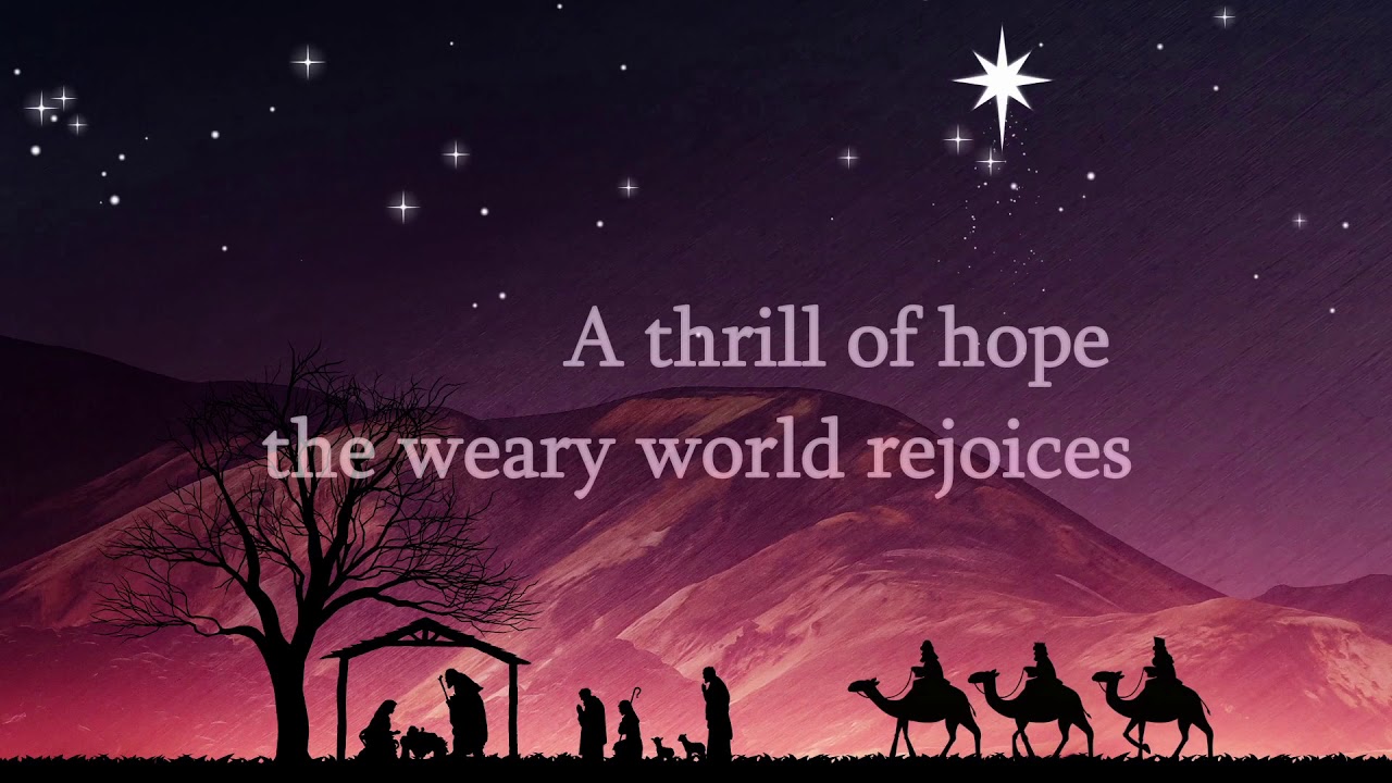 O Holy Night - Christmas Song (lyrics) - YouTube