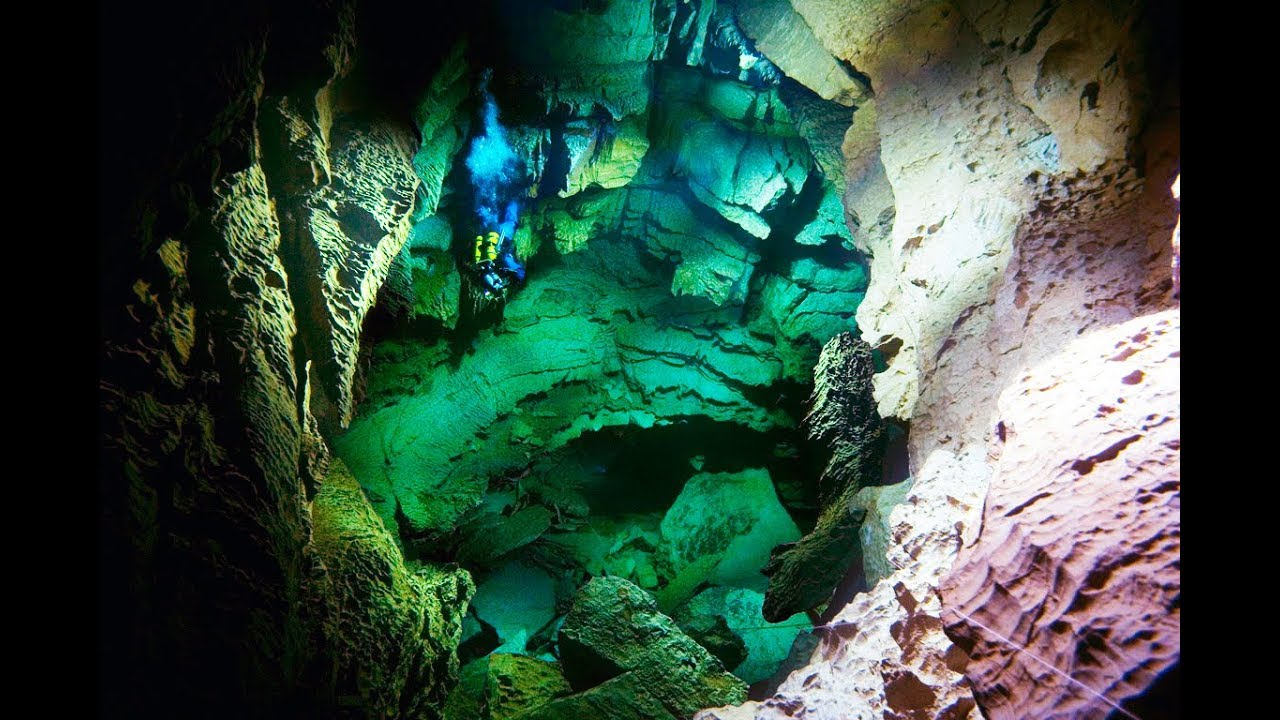 Cave diving in France 2019 - YouTube