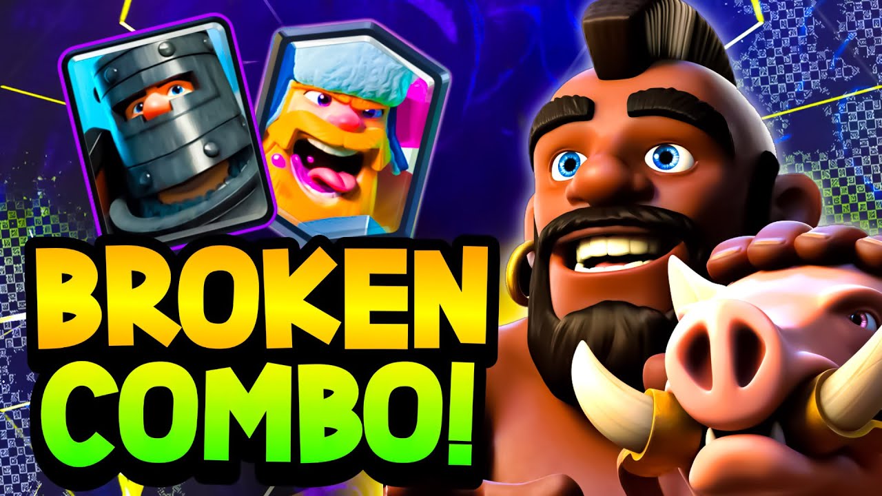 🚨INSANE NEW HOG RIDER COMBO DECK! YOU MUST TRY!🚨 - YouTube