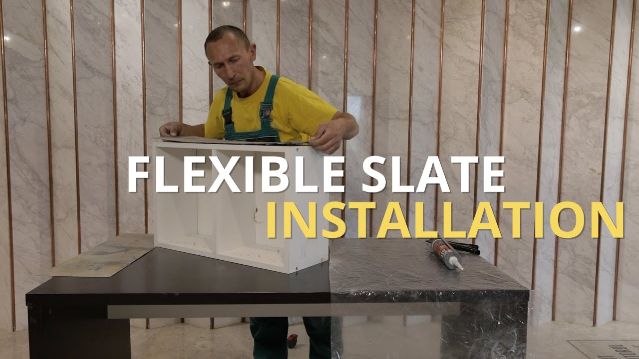 How to install flexible slate (slate lite) - YouTube