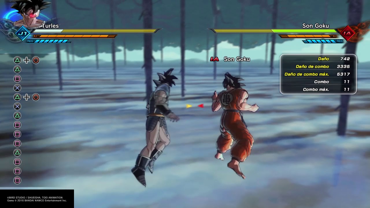 Dragon Ball Xenoverse 2 Turles Moveset. - YouTube