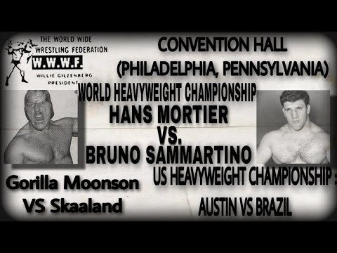 WWWF AUGUST 1963 // HANS MORTIER VS BRUNO SAMMARTINO WWE2K22 - YouTube