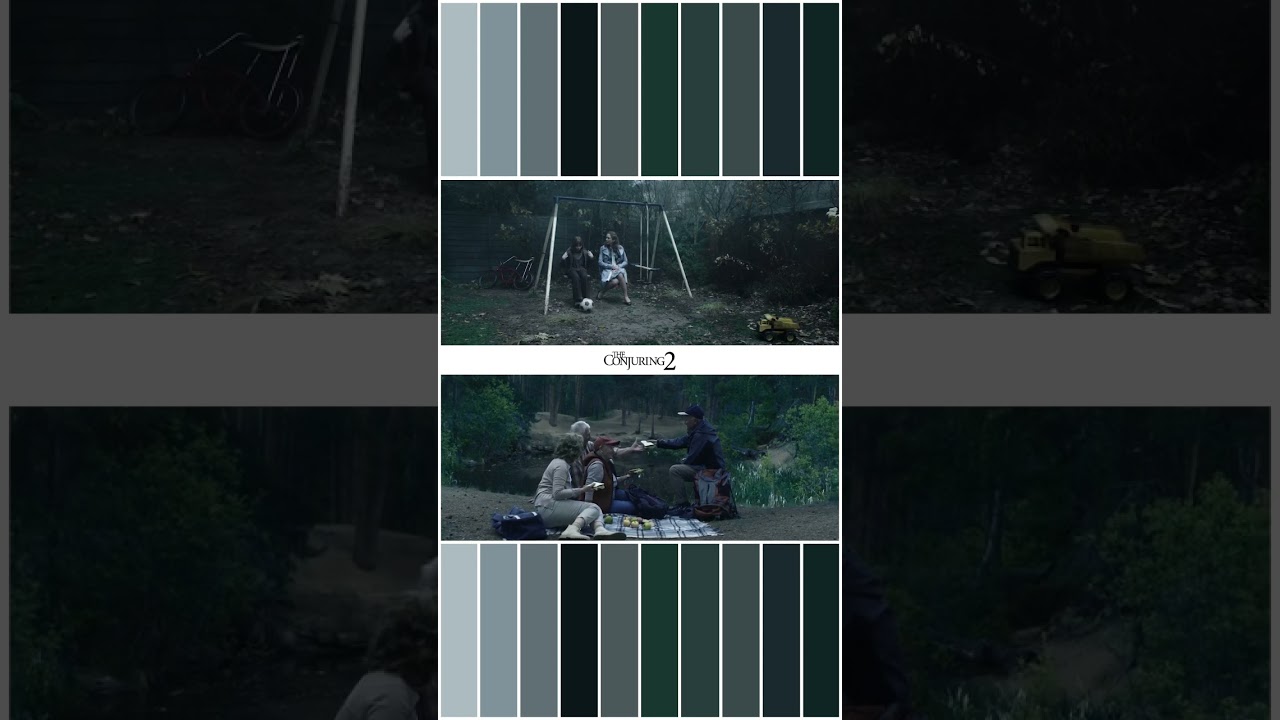 The Conjuring 2 color grade with Movie LUTs - YouTube