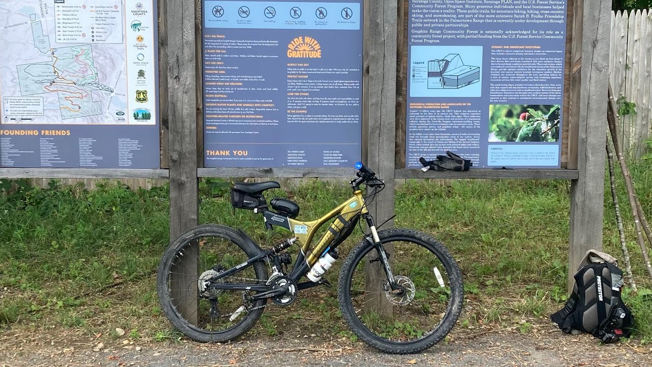 Graphite Mines trails 6,2,3,1 in Saratoga New York Adventure GoPro ...