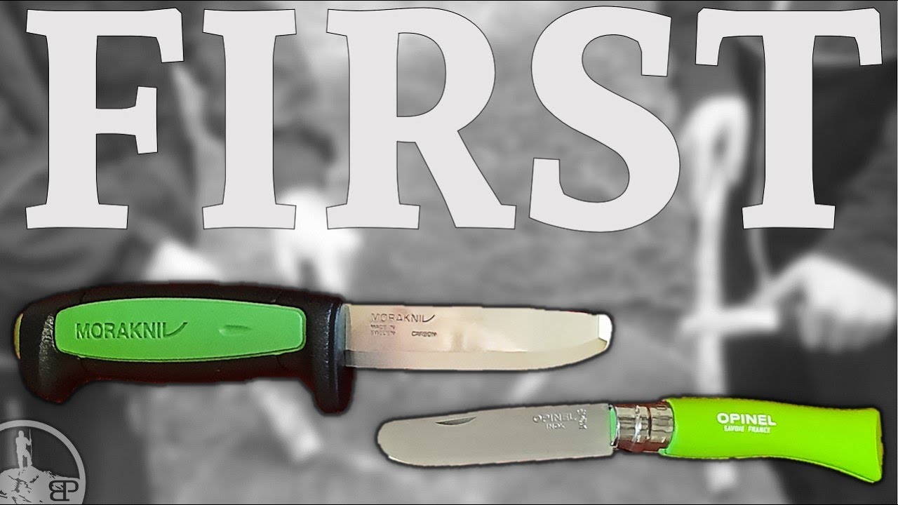 My Kids' First Knife (Morakniv vs. Opinel Safety Knives) - YouTube