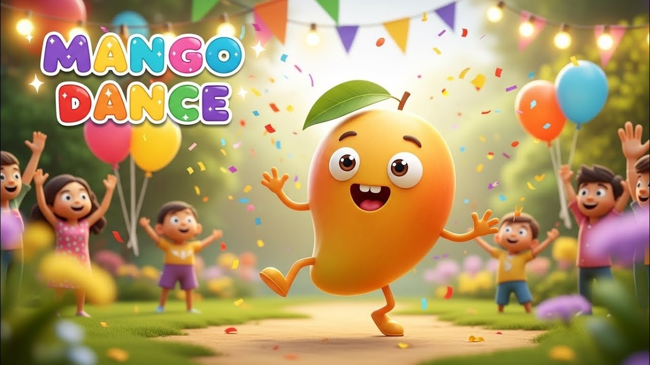 Mango Dance | Funny Kids Cartoon Rhyme | 3D Ultra HD | Nursery Dance ...