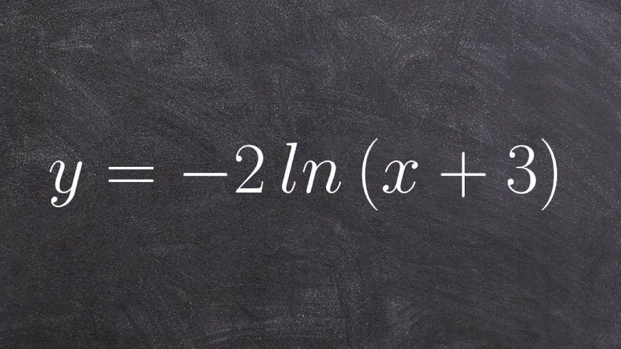 Learn how to identify transformations and graph natural logarithmic ...