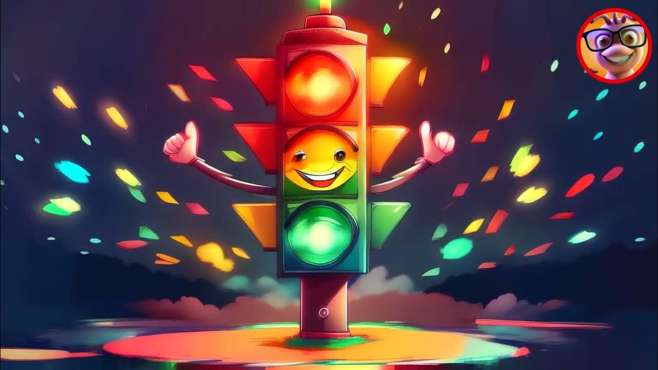 Red, Yellow, Green Traffic Light Fun Children's Songs Nursery Rhymes ...