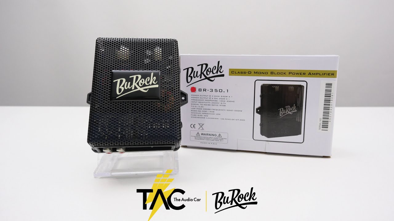 BUROCK BR-350.1 Mini Amplifier Box Opening - YouTube