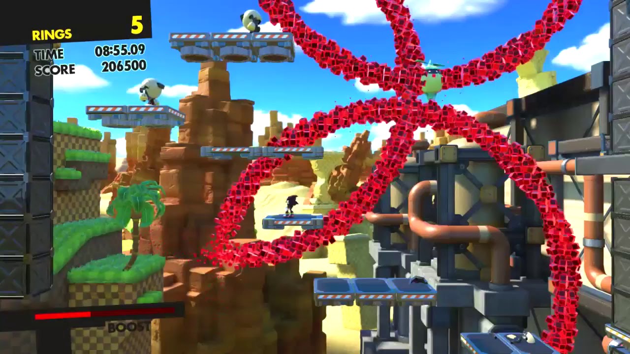 SONIC FORCES Green Hill Virtual Reality - YouTube