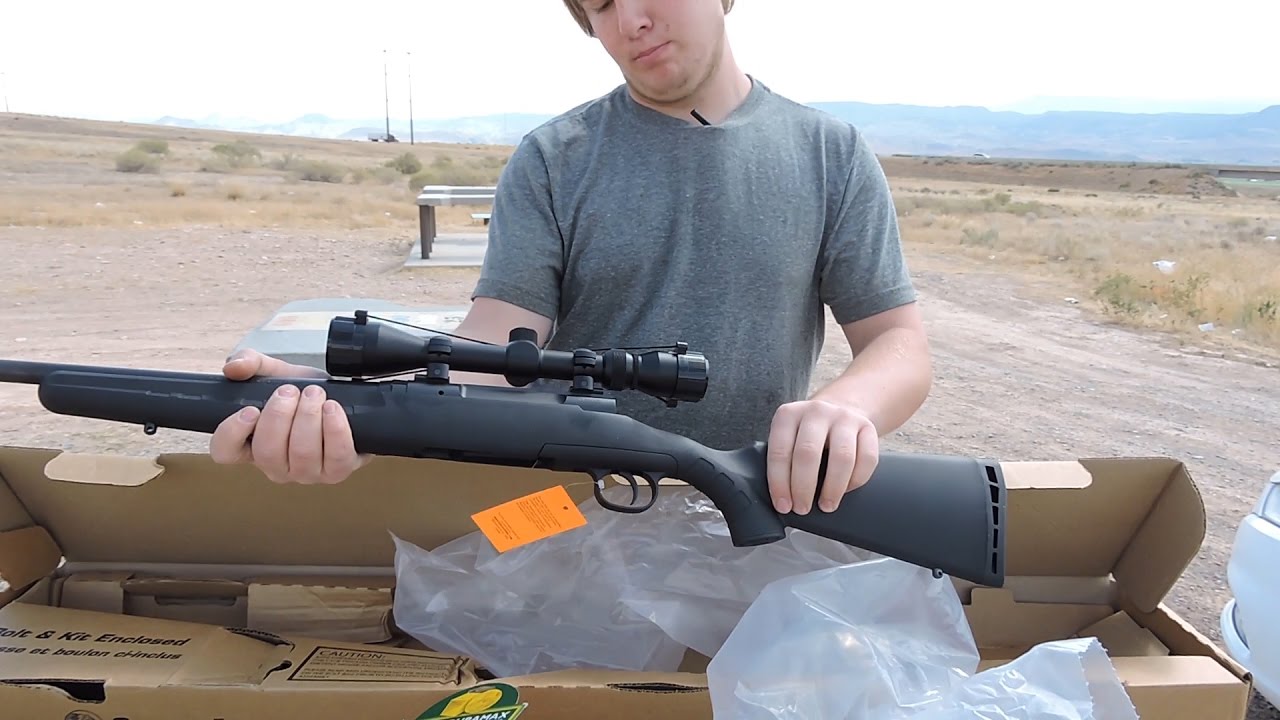Unboxing Savage Axis XP 223 Rifle - YouTube