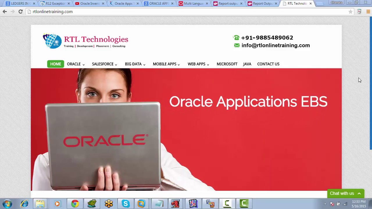 P2P Cycle in Oracle Applications R12--RTL Technologies - YouTube