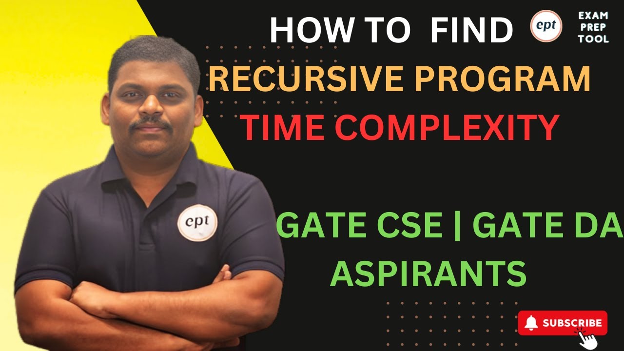 Recursive Program Time Complexity Finding Youtube