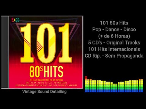101 80s Hits - Pop/Dance/Disco (+ de 6 Horas) - 5 CD's- Original Tracks ...