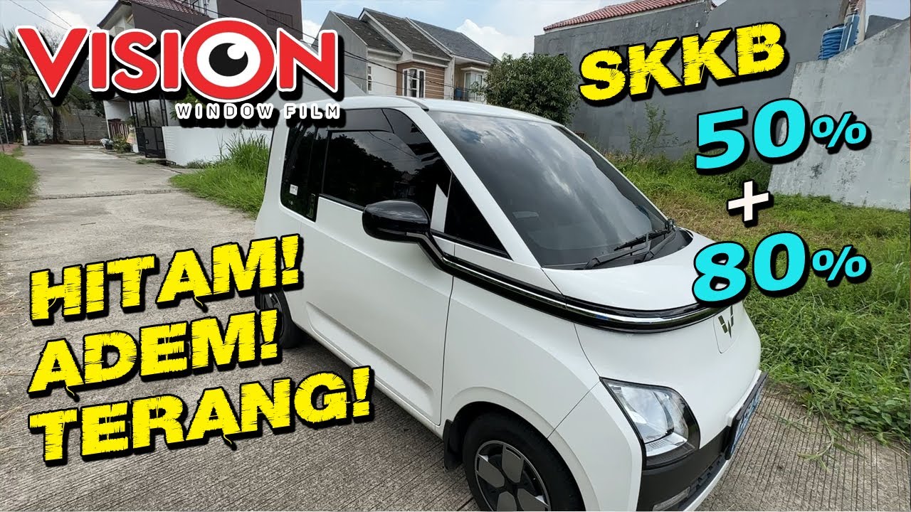 Ganti Kaca Film Wuling Air EV ke Vision Superior - Part 2 - YouTube