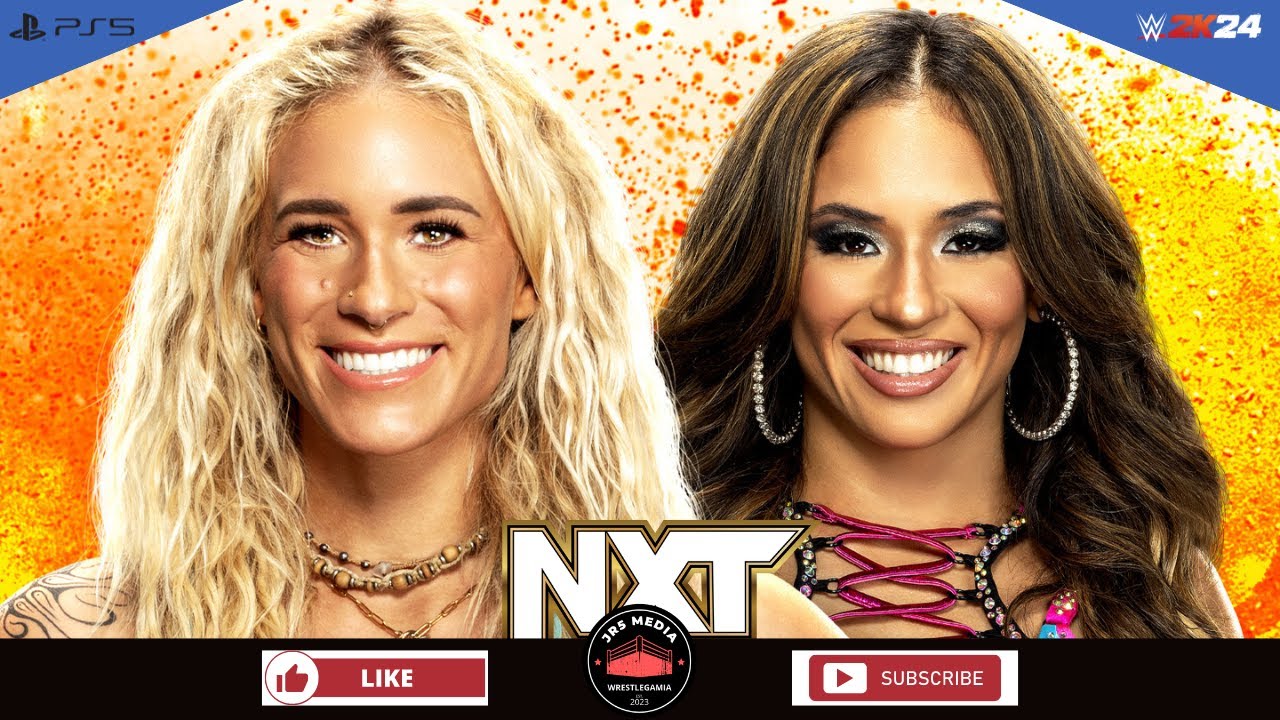 NXT | Sol Ruca vs Lola Vice | WWE 2k24 Gameplay - YouTube