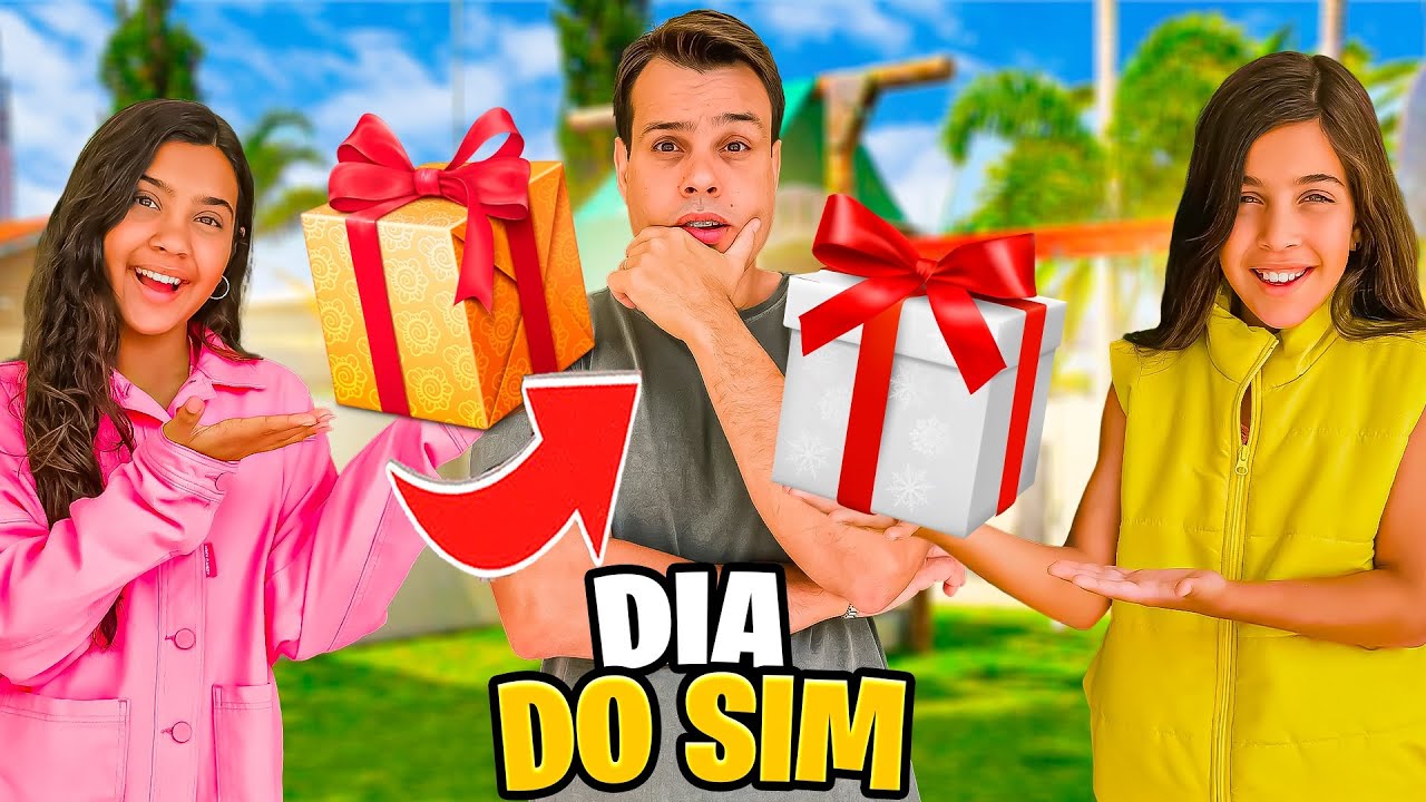 DIA DO SIM DE PRESENTE PARA LORENA E MANU *O QUE ELAS PEDIRAM ? - YouTube