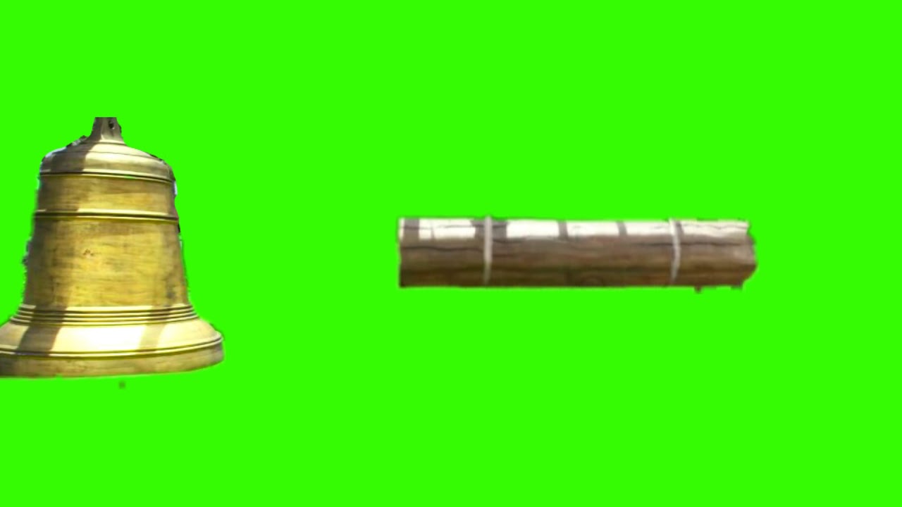 Kung fu bell green screen - YouTube