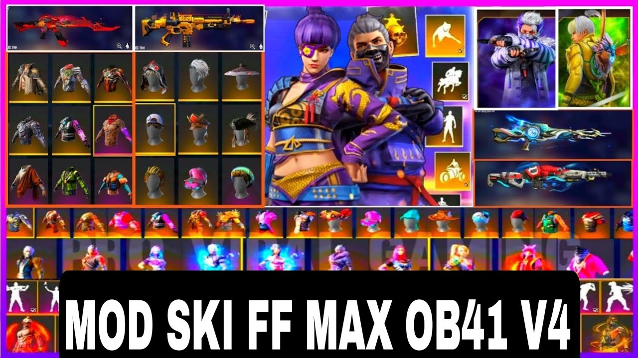 MOD SKIN FF OB41 MOD FULL SKIN SÚNG TRANG PHỤC HÀNH ĐỘNG XE UPDATE MỚI ...