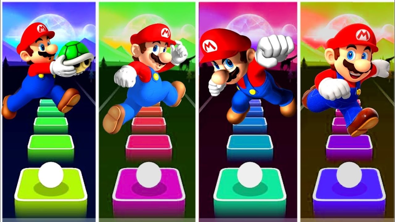 The Super Mario Bros Movie - Tiles Hop EDM Rush - Meme Cover - YouTube