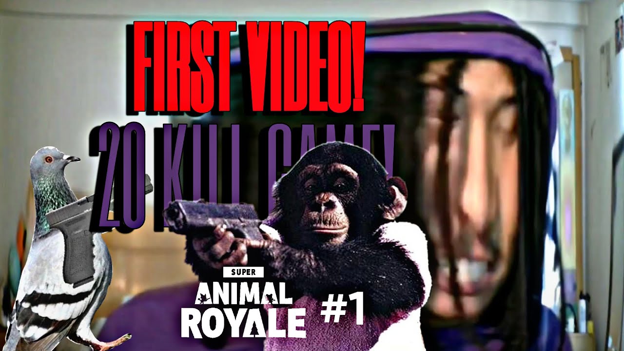 20 KILL GAME / FIRST VIDEO! Super Animal Royale - YouTube