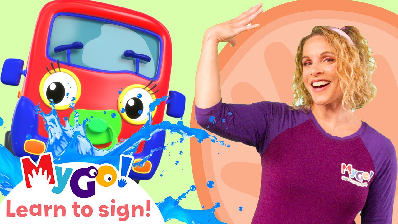 Learn Sign Language with Gecko's Garage! | Baby Bus Pond Crash | MyGo ...