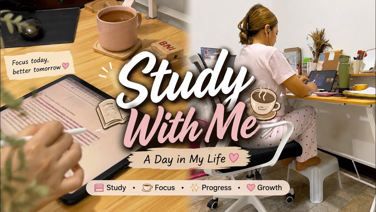 A Day in My Life as an Accountancy Student 📚 | Study With Me ...