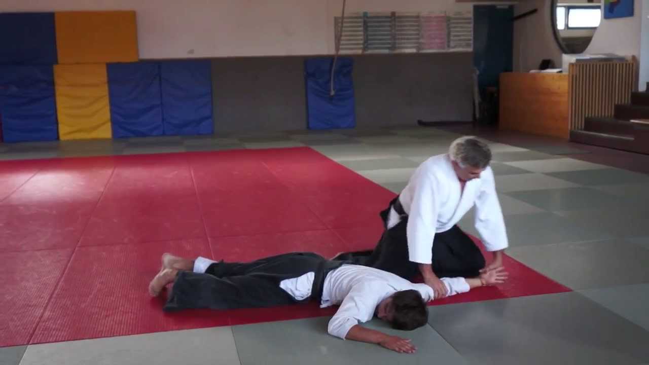 1. Kyu - Hanmi Handachi - Katate Dori Gyaku Hanmi - Ikkyo Omote + Ura ...