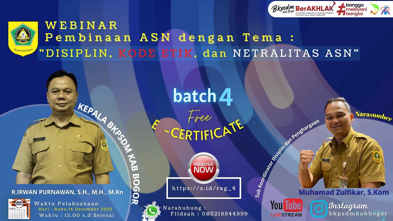 DISPLIN, KODE ETIK, dan NETRALITAS ASN - YouTube