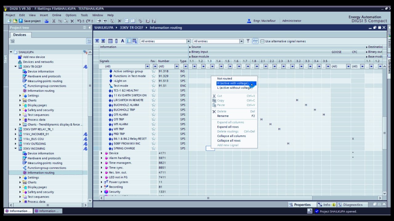 Chapter-2__Binary Input Configuration in SIEMENS 7SJ81 Relay. - YouTube