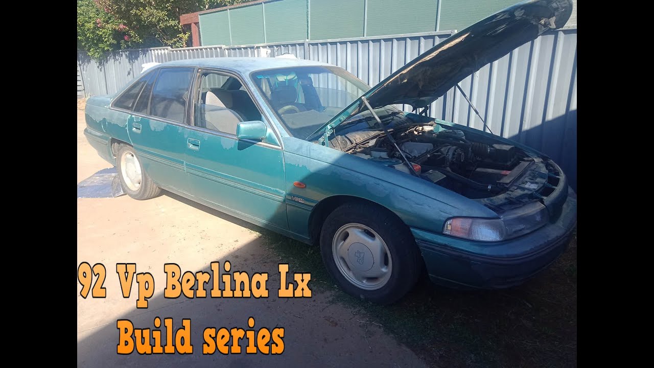 92 holden vp commodore berlina LX build Series 1 - YouTube