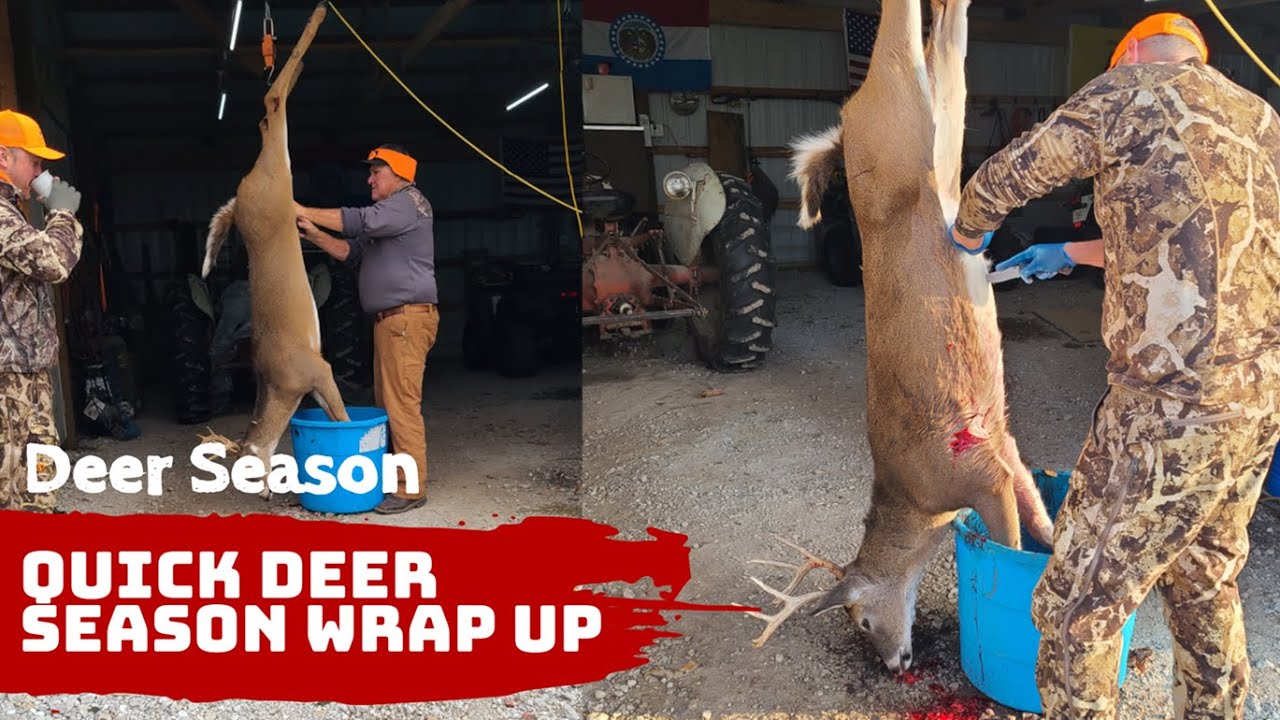 Deer Season Wrap Up - YouTube