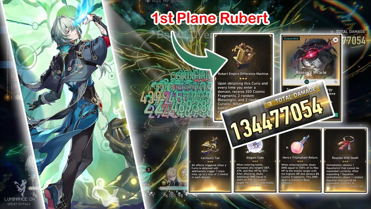 Anaxa Hypercarry with 1st PLANE RUBERT CURIO run X7 | DU Protean Hero ...