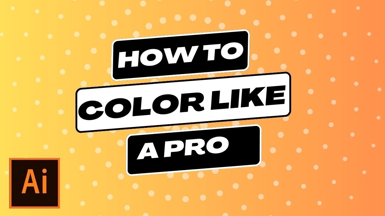 How To Color Like A Pro In Adobe Illustrator - Live paint Bucket tool ...