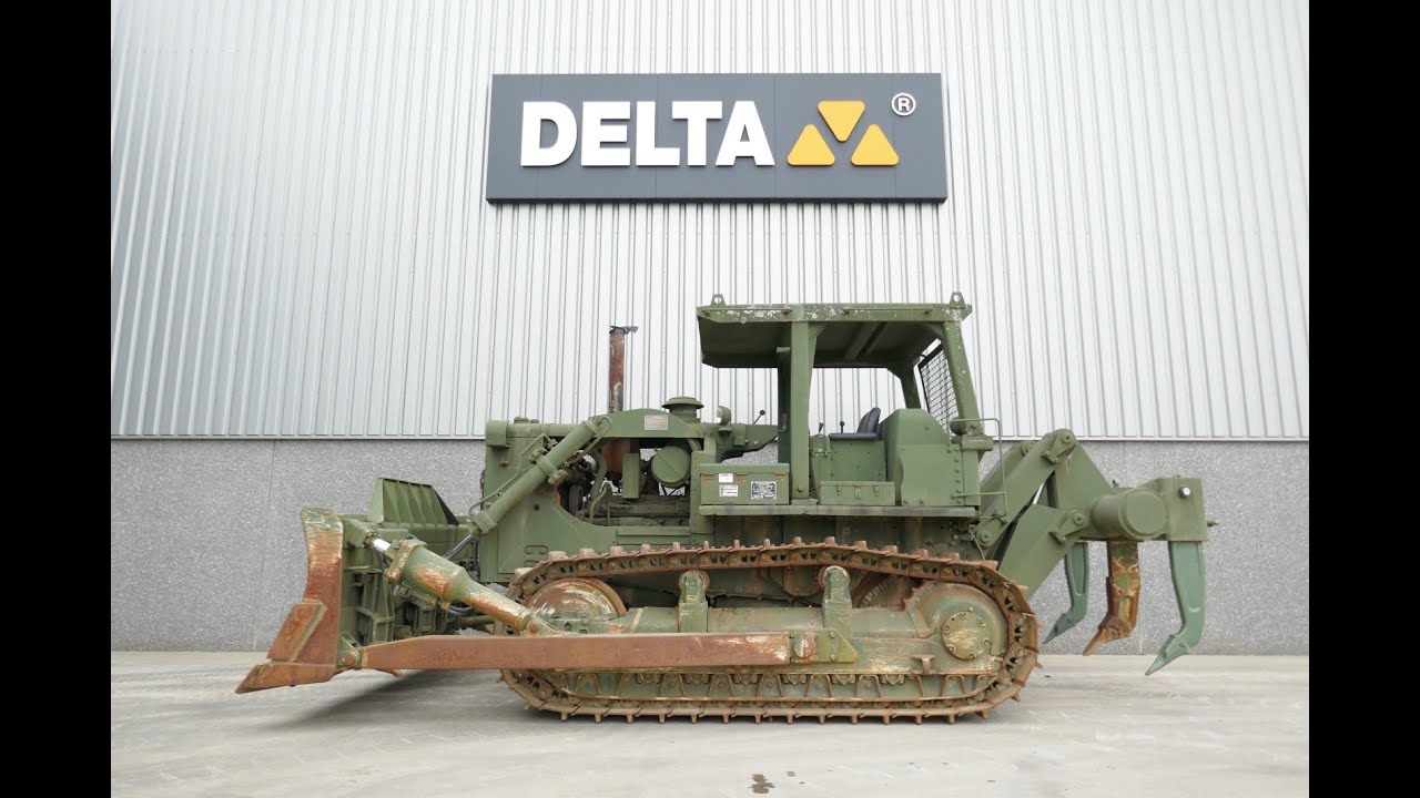 Demonstration video Caterpillar D7F Ex-Army Dozer - YouTube