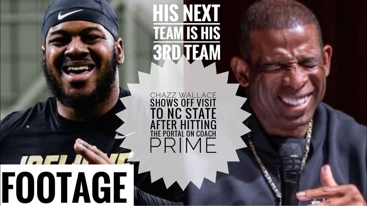 Chazz Wallace SHOWS OFF Visit To NC STATE After Hitting Portal On Coach ...
