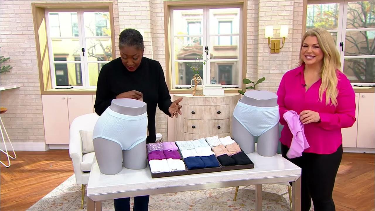 Jockey Elance Breathe Cotton Panty Set of 6 on QVC - YouTube