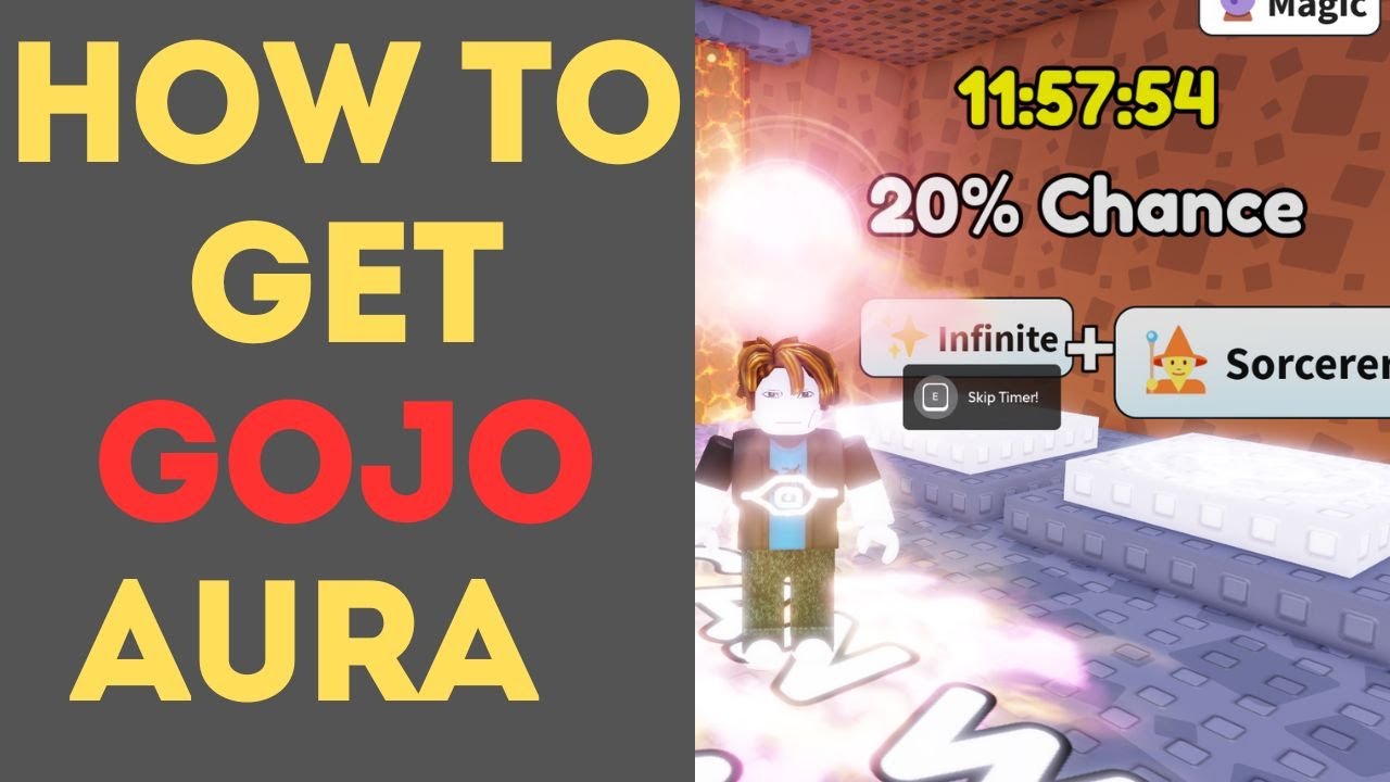 How to Get Gojo in Aura Craft - YouTube
