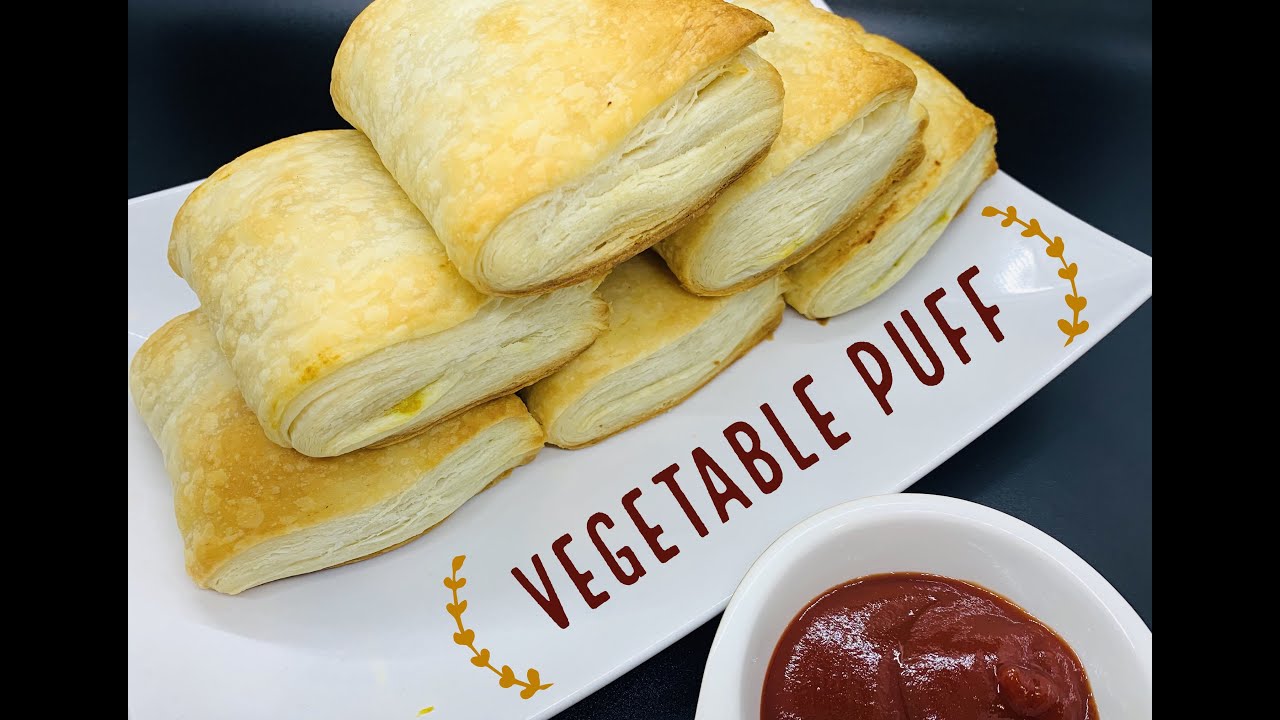 VEGETABLE PUFF | Curry puff recipe | Veg patties or vegetable puff ...