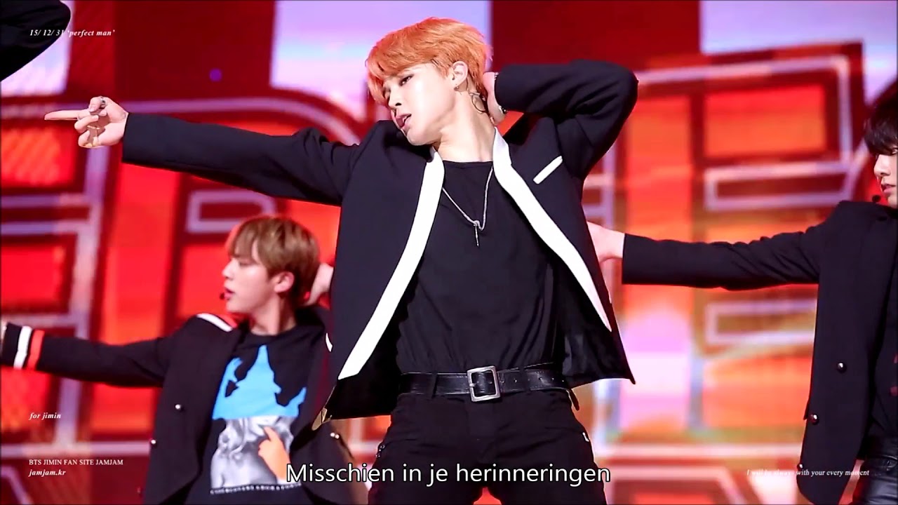 BTS (Jimin Fancam) - Perfect Man (Dutch Subs) - YouTube