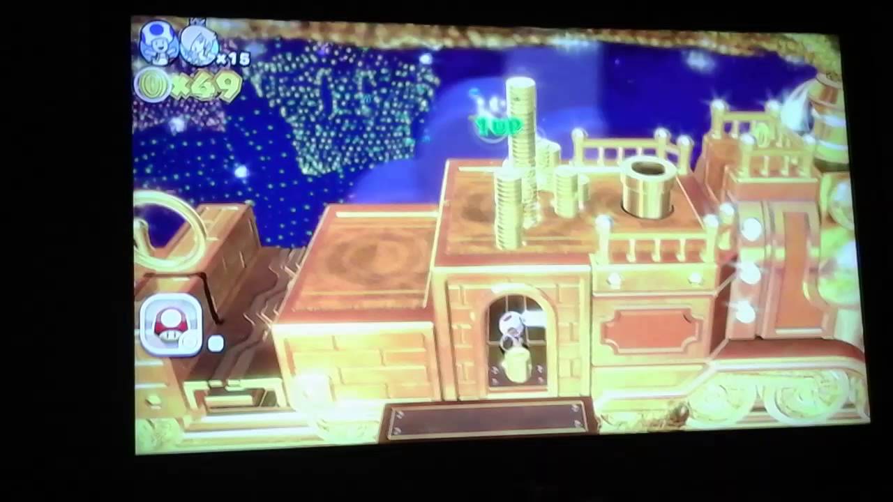 Train en or super mario 3d world - YouTube
