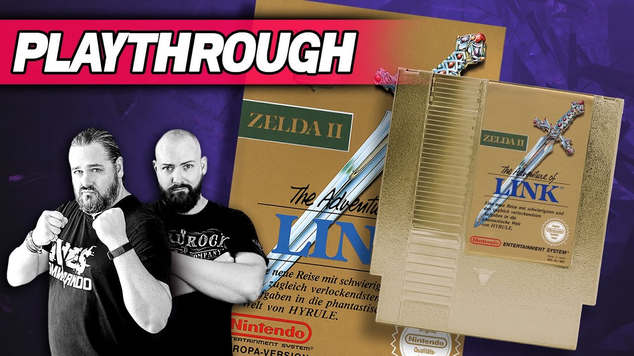 Zelda 2: The Adventure of Link NES | Playthrough | NES Commando - YouTube