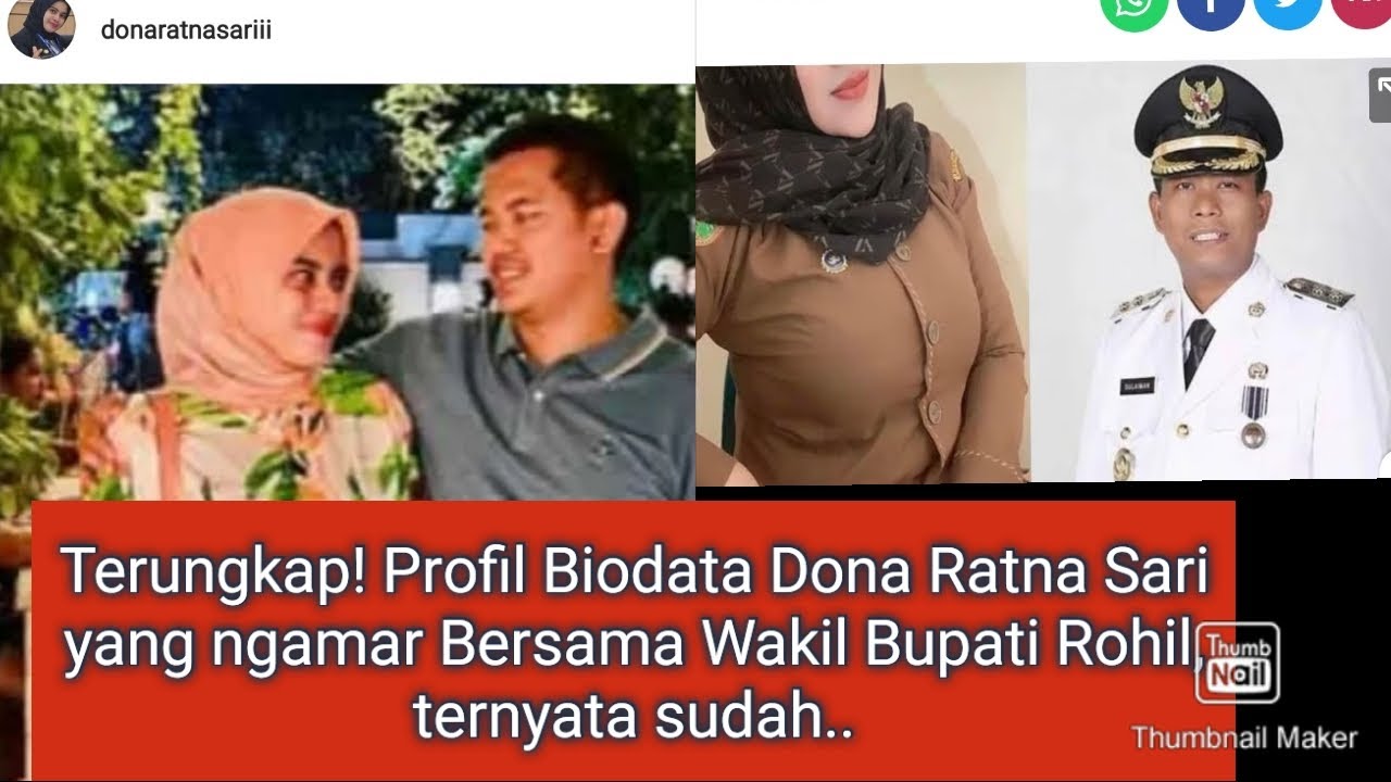 Terungkap! Profil Biodata Dona Ratna Sari yang ngamar Bersama Wakil ...