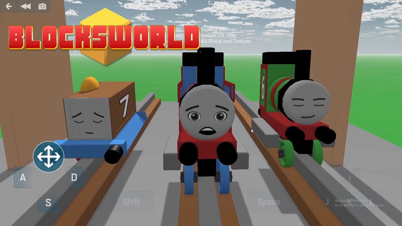 Thomas & Friends Blocksworld Crashes - YouTube
